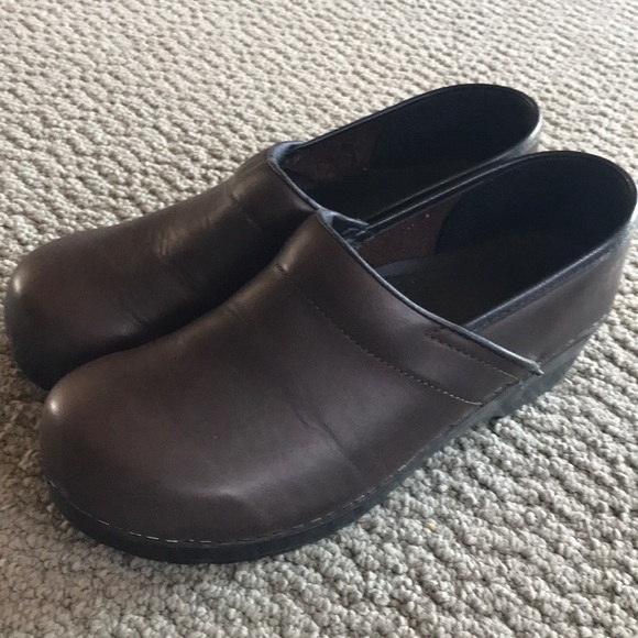 Sanita | Shoes | Sanita Dark Brown Clogs Leather | Poshmark